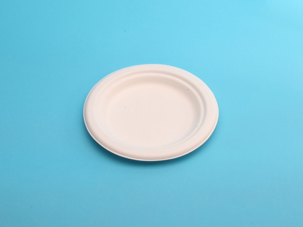 6" Round Compostable Plate YP-06 | Biodegradable Plate
